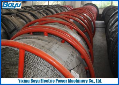China 30mm 540kN Anti-Twisting Braided Galvanized Steel Wire Rope for Line Stringing Engineering - 12 Strands 29Fi Structure for sale