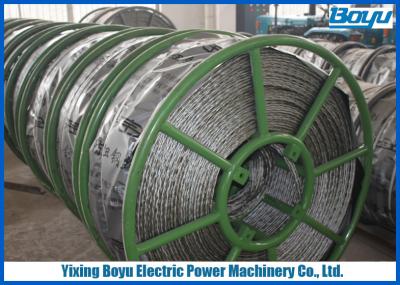 China 22mm Anti-Twist Wire Rope for Overhead Transmission Lines - 372kN Breakage Load, 500m Length for sale