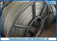 China 20mm Anti-Twist Galvanized Steel Pilot Wire Rope - 252kN Break Load, 1000m Length for Transmission Line Stringing for sale