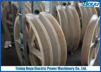 China Three Wheel Combination Pulley 1040x125mm for Line Stringing Machine - 110kN Load Capacity, Nylon Wheels for sale