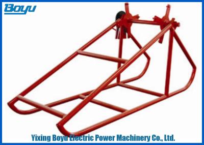 China 20kn - 30kN Cradle Reel Elevators Welded Steel For Tension Stringing for sale