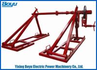 China Mechanical Drum Elevators 30-70kN Conductor Drum Supports for Transmission Line Stringing Tools for sale