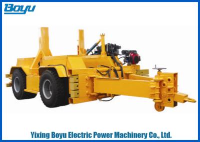 China 30T Reel Carrier Trailer Drum Transport Truck for Transmission Line Stringing Tools 4000mm Reel for sale