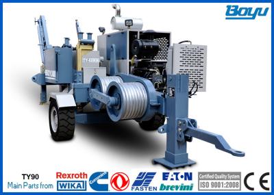 China TY60 60kN 6Tons 220kV Conductor Line Stringing Equipment with Cummins 77kW Diesel Engine and Rexroth Hydraulic System for sale