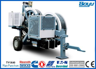 China TY1x40 40kN 4T Hydraulic Cable Tensioner with 1300mm Bull Wheel for 40mm Conductors for sale