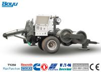 China TY220 Hydraulic Puller 220kN 500KV Transmission Line Stringing Equipment with 760mm Bull Wheel and 239kw Cummins Engine for sale