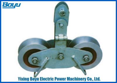 China Aluminum Wheel Tandem Sheave Stringing Block - 50kN Load Capacity for 720mm² Transmission Lines for sale