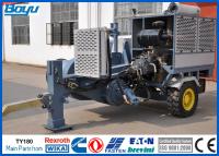 China TY180 Hydraulic Pulling Machine - 190kN 19T High Voltage Power Line Stringing Equipment with Cummins 325HP Engine for sale