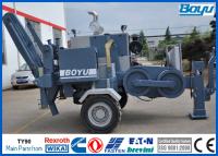 China 100kN 10T Hydraulic Cable Puller with Cummins 158hp Engine for 330kV Conductor Stringing Equipment for sale