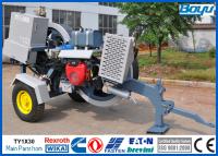 China 3T Hydraulic Cable Tensioner with 12kW Honda Engine - 30kN Capacity for Transmission Line Stringing for sale