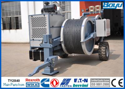 China 9 Ton Hydraulic Power Line Tensioner 2x45kN for Conductor OPGW ADSS Cable Stringing Equipment for sale