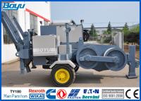 China 19T Electric Hydraulic Cable Puller Machine - 190kN Max Pull, 325HP Cummins Diesel Engine for High Voltage Transmission Lines for sale