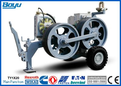 China 800mm Wheel Hydraulic Tension Stringing Equipment 20kN Capacity 950kg Weight with German Rexroth Reducer for sale