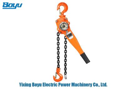 China Alloy Steel Ratchet Lever Chain Hoist 1.5m Lifting Height 0.75-9 Ton Capacity for sale
