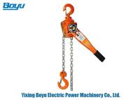 China HSHA-1.5 1.5 Ton Hand Chain Block Hoist Manual Lever Hoist Wearable Capacitor for sale