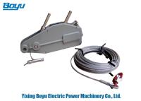 China Transmission Line Stringing Tools Lever Block Wire Rope Pulling Winch 1.6 Ton 11mm for sale