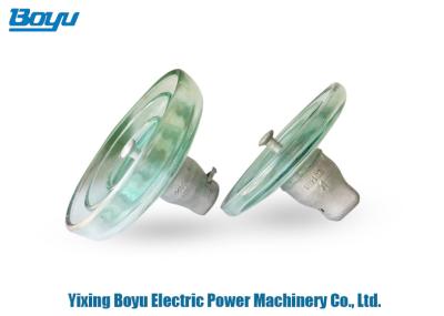 China 210kN Standard Disc Toughened Glass Suspension Insulator for Transmission Line Stringing Tools for sale