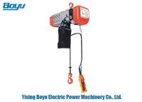 China BOYU Electric Chain Hoist 0.25-5 Ton Capacity with 380V Power for Transmission Line Stringing for sale