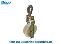 China Nylon Single Conductor Pulley Stringing Blocks 120mm to 1160mm Wheel Size for Overhead Line for sale