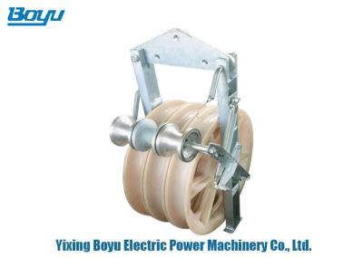China Conductor Pulleys Transmission Line Tools With Single / Three Grounding Wheels for sale