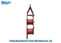 China ISO9001 30kN Rated Load Transmission Line Stringing Loose Rope Pulley for sale