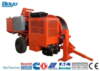 China Hydraulic Tensioner Underground Cable Pulling Equipment 70kN Max Pull 1500mm Bull-Wheel Diesel Engine for sale