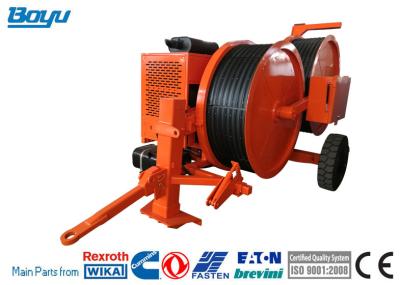 China 1500mm Bull-Wheel Hydraulic Tensioner for Overhead Line Stringing - 70kN Pull Capacity with Cummins Engine for sale