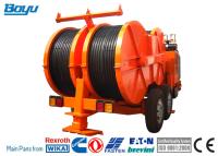China Four Bundled Conductor Hydraulic Tensioner TY4x50 Max Tension 4x50kN 1500mm Bullwheel for sale