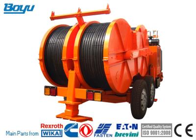 China Four Bundled Conductor Hydraulic Tensioner TY4x50 Max Tension 4x50kN 1500mm Bullwheel for sale