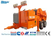 China Diesel Hydraulic Tensioner 77kw 103hp Max Tension 4x50 2x100 KN for Power Line Stringing for sale