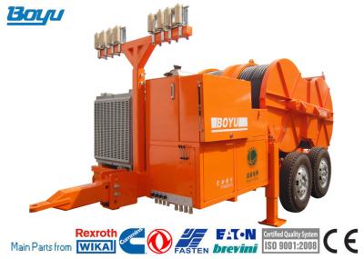 China Diesel Hydraulic Tensioner 77kw 103hp Max Tension 4x50 2x100 KN for Power Line Stringing for sale