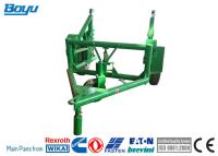 China Cable Drum Hauling Reel Carrier Trailer Max Capacity 100kN OEM Services for sale