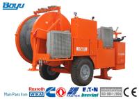 China 2x80kN Hydraulic Cable Tensioner 1850mm Bull Wheel Transmission Line Equipment for sale