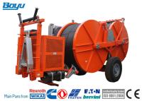 China 130hp Hydraulic Cable Tensioner 2x100kN Max Tension 1850mm Bull-wheel for 1000mm2 Conductor for sale