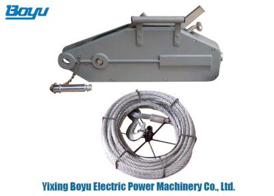 China Longlife Tirfor Cable Puller Wire Rope Hoist 1.6 Ton 11mm ISO Certified for sale