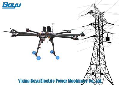 China UAV Drone Transmission Line Stringing Tool 1100mm with Camera for Power Line for sale