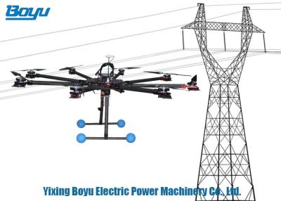 China 15-28 Inch Full Carbon Fiber Power Line Drone with 5kg Payload and 14m/s Speed for Transmission Line Stringing for sale