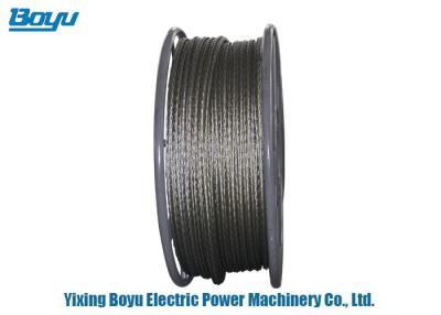China Anti-Twist Braided Galvanized Steel Wire Rope 9-30mm with 55-658kN Breakage Tension for sale
