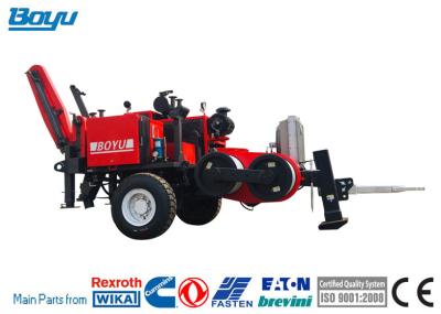 China TY90 Hydraulic Puller Transmission Line Stringing Equipment 100kN Max Pull Cummins Engine for sale