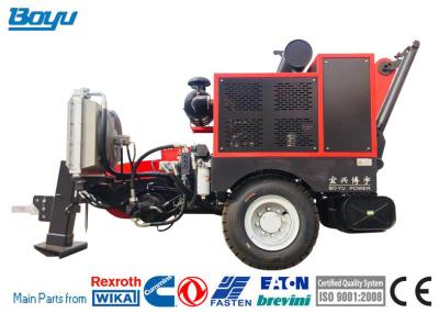 China 100kN 158hp Hydraulic Cable Puller Overhead Line Stringing Equipment TY90 for sale
