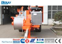 China Cummins Engine Hydraulic Puller 220kN Power Line Stringing Equipment 5300x2600x2750mm for sale