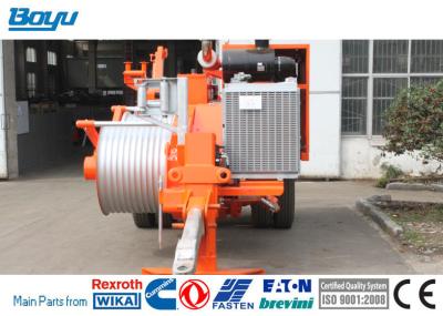 China Cummins Engine Hydraulic Puller 220kN Power Line Stringing Equipment 5300x2600x2750mm for sale