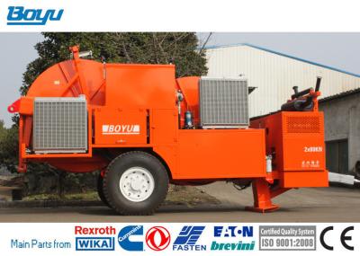 China 2x80kN 1x160kN Hydraulic Tension Stringing Equipment 1850mm Bullwheel 2x6 Groove for sale