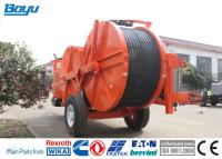 China TY2x90 Hydraulic Tensioner 2x90 KN Tension Stringing Equipment 1850mm Bull Wheel for sale