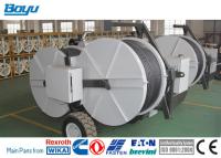 China Hydraulic Tensioner TY2x40 2x40kN Continuous Pull Tension Stringing Equipment 1300mm Bull-wheel for sale