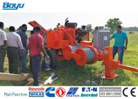 China Hydraulic Cable Puller Machine 100kN Overhead Stringing Max Intermittent Pull 118kW Diesel for sale