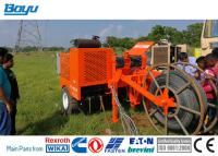 China TY90 Cummins Engine Hydraulic Cable Puller - 100kN Max Pull, 5km/h Speed for Overhead Power Line Installation for sale