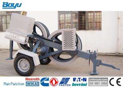 China TY1x20 Hydraulic Tensioner Machine 20kN Continuous Pull 1300mm Bull-Wheel for Overhead Stringing for sale