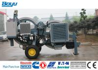 China Tension Stringing Equipment Hydraulic Tensioner Max Reverse Pulling Force 35kN Bull-wheel Diameter 1300mm for sale