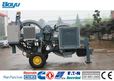 China Tension Stringing Equipment Hydraulic Tensioner Max Reverse Pulling Force 35kN Bull-wheel Diameter 1300mm for sale